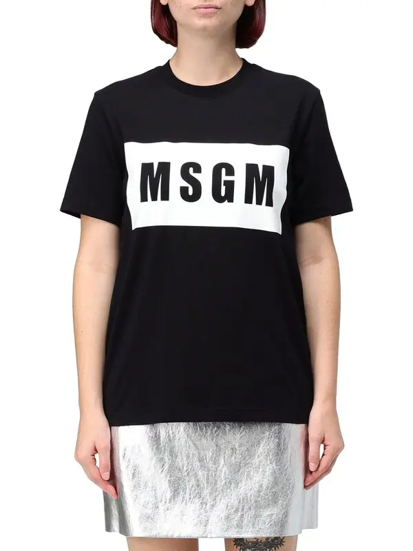 MSGM Logo T-shirt - Black
