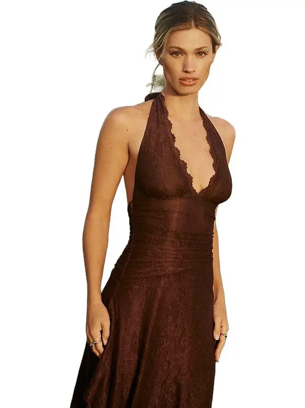 SOVERE / Harper Maxi Dress - Chocolate