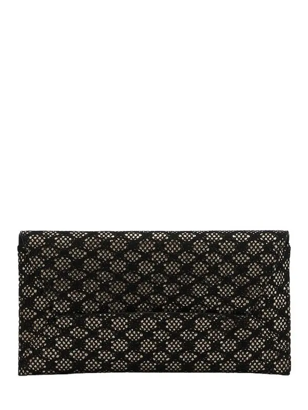AQUAZZURA Envelope Small Embellished Clutch - Black
