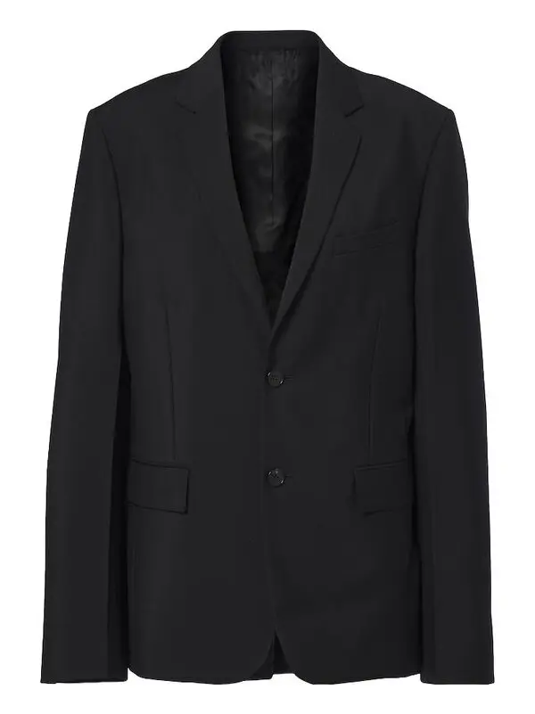 Fendi Mohair And Wool Blazer - Black