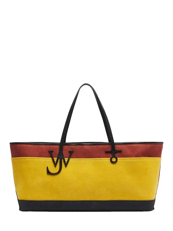 JW Anderson Anchor Striped Canvas Tote Bag - Multicoloured