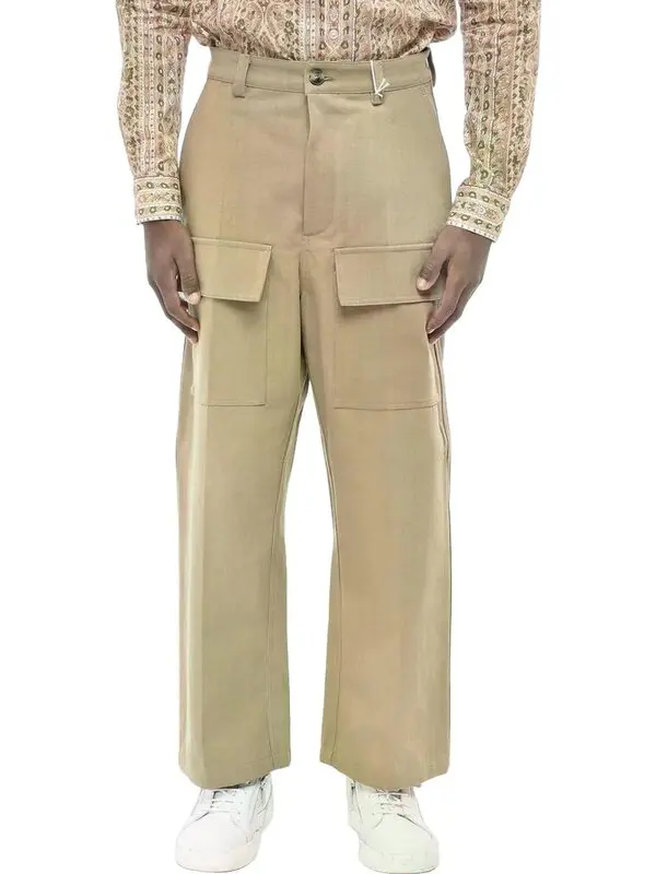 Valentino Garavani Patch-pocket Cargo Trousers - Neutrals