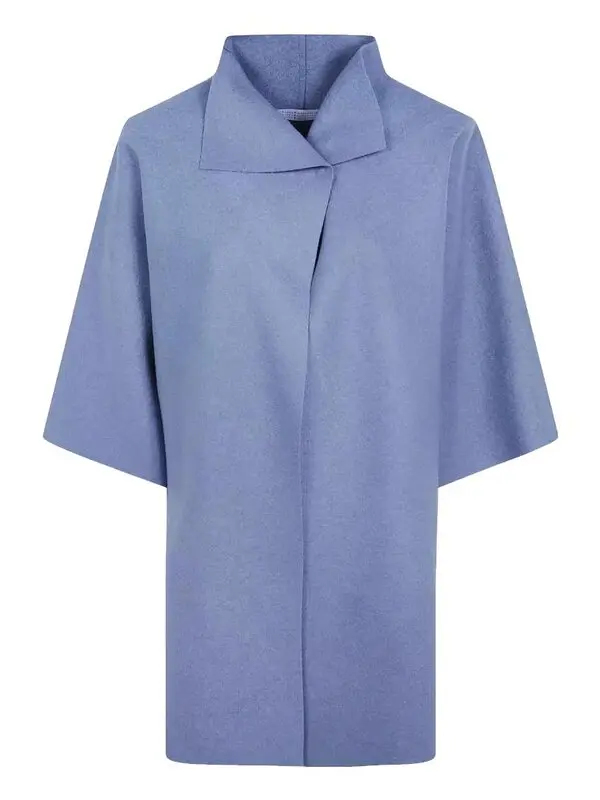 Harris Wharf London Short Sleeve Coat - Blue