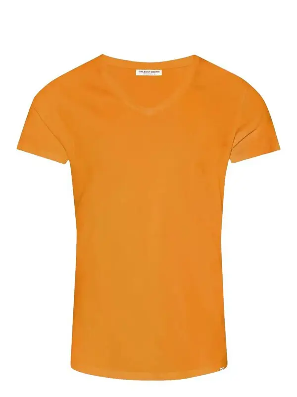Orlebar Brown V-neck T-shirt - Orange