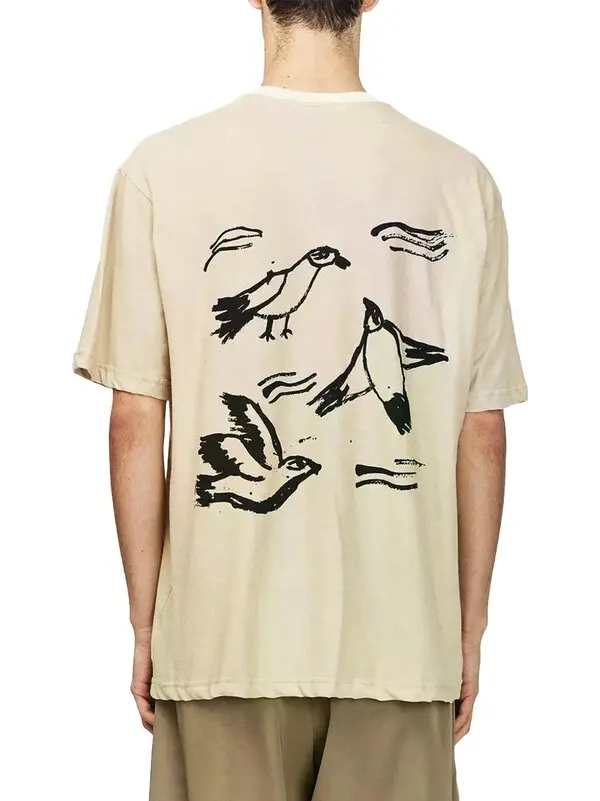 SONG FOR THE MUTE Coordinates Oversized T-shirt - Neutrals