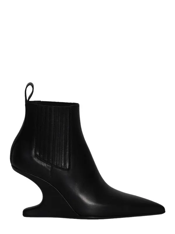 Rick Owens Tower Cantilever 8 Ankle Boots - Black