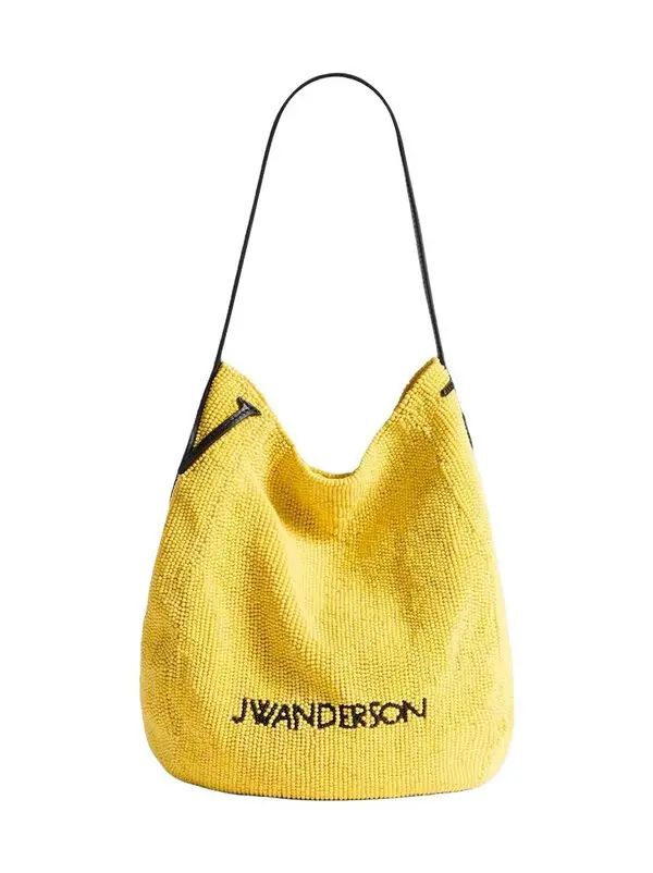 JW Anderson Small Beaded Bulb Bag - Yellow