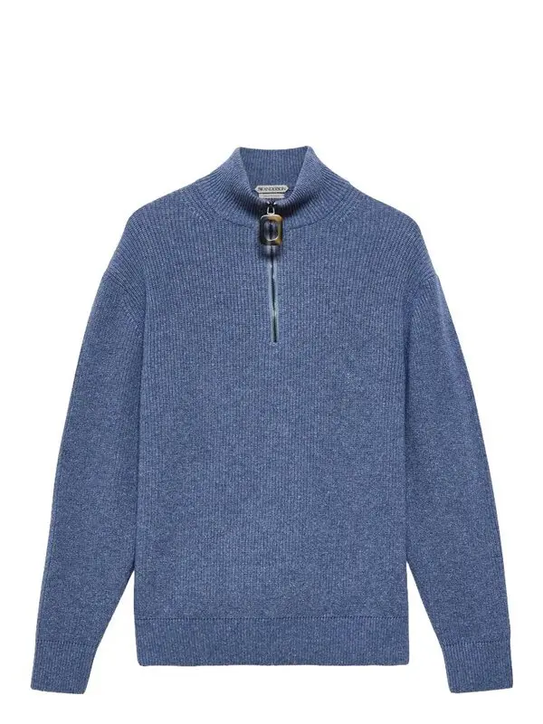 JW Anderson Half-zip Sweater - Navy