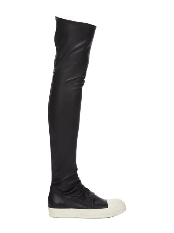 Rick Owens Tower High Stocking Sneakers - Black
