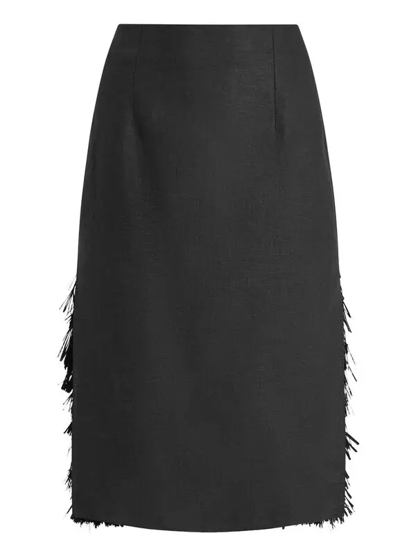 16Arlington Dafne Midi Skirt - Black
