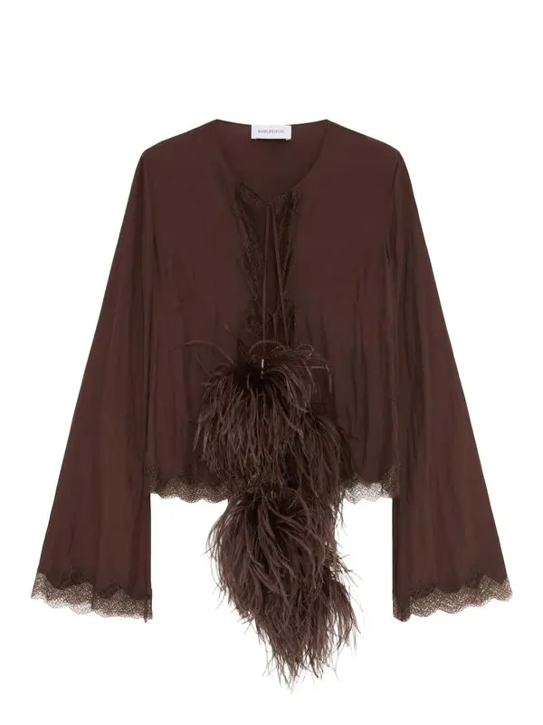 16Arlington Anvi Cardigan - Chocolate