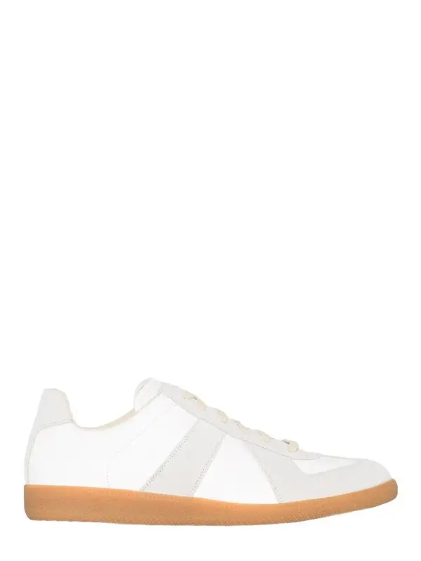 MAISON MARGIELA Replica" Leather Trainers - White