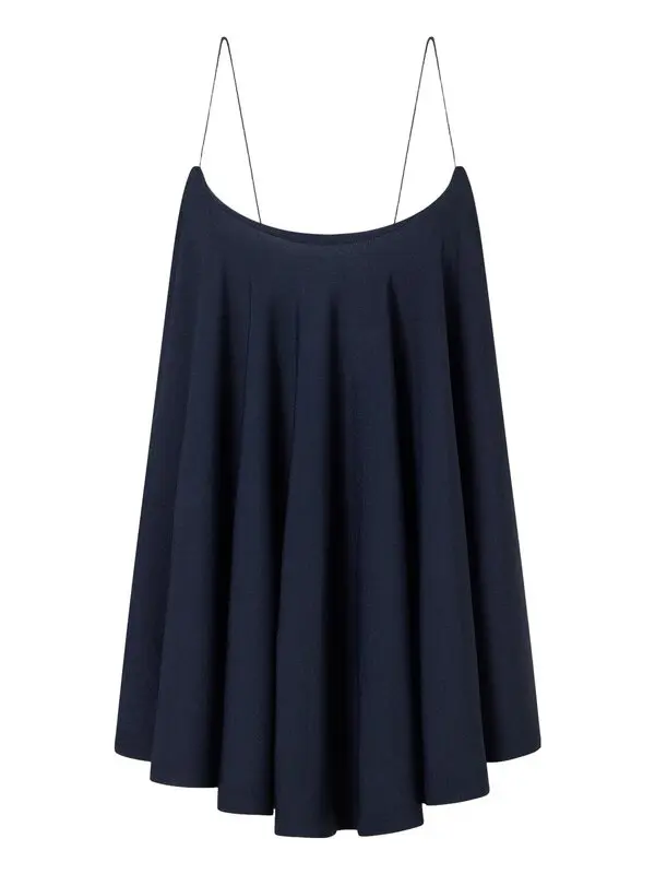 Jacquemus Le Haut Voile Open-back Jersey Top - Blue