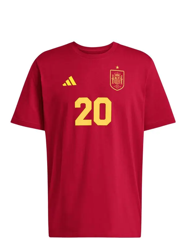 Adidas Pedri 'team Power' T-shirt - Red