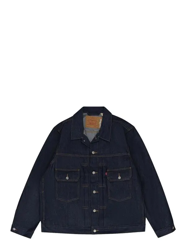 DENIM TEARS Type-2 Raw Denim Work Jacket 'indigo - Blue