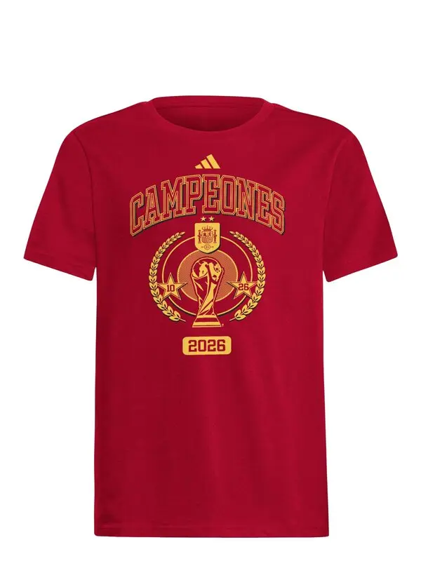 Adidas Spain 2026 Campeones Graphic T-shirt - Red