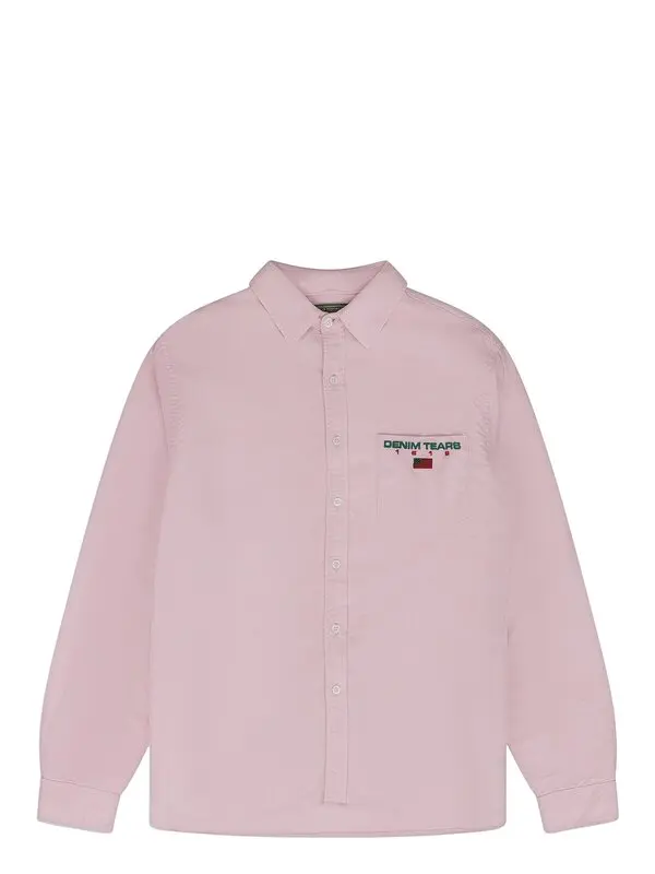 DENIM TEARS Light Oxford Shirt - Pink