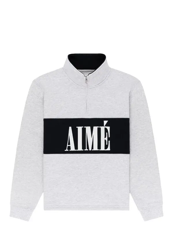 Aimé Leon Dore Quarter Zip Pullover - Grey