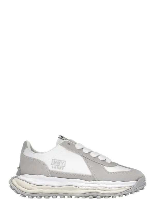 Mihara Yasuhiro Larry Og Sole Mix Material Low Top Sneakers - White