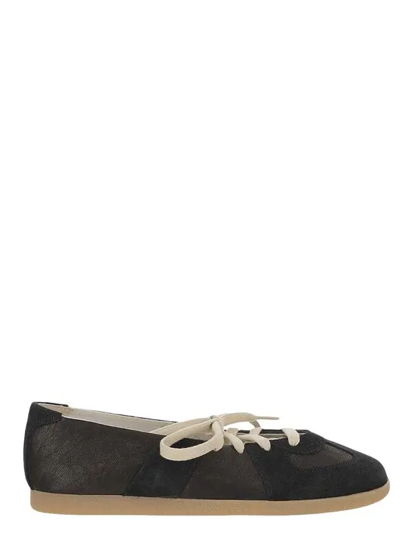 MAISON MARGIELA Replica Soft Laced Ballerinas - Black