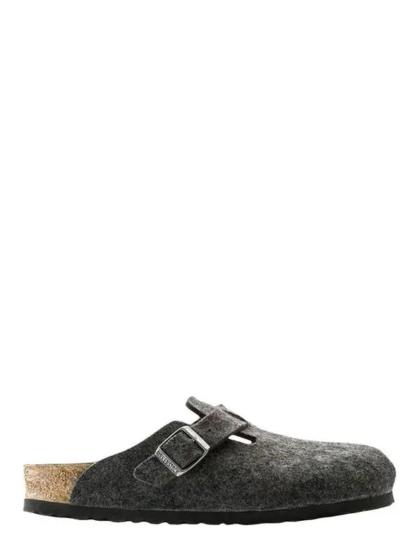 BIRKENSTOCK Boston Wool Clogs - Grey