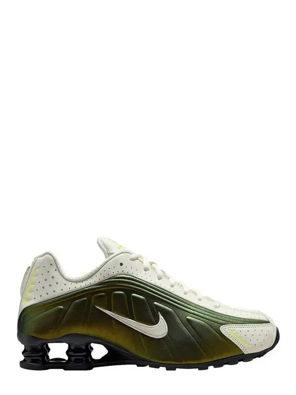Nike Shox R4 "sail Light Lemon Twist Off Noir - Green
