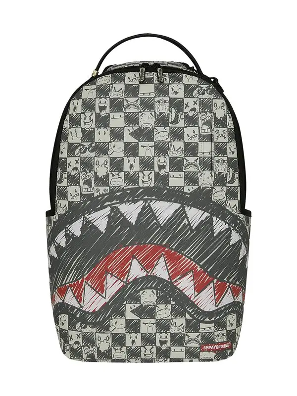 SPRAYGROUND Backpack With Shark Graphic - Multicolor