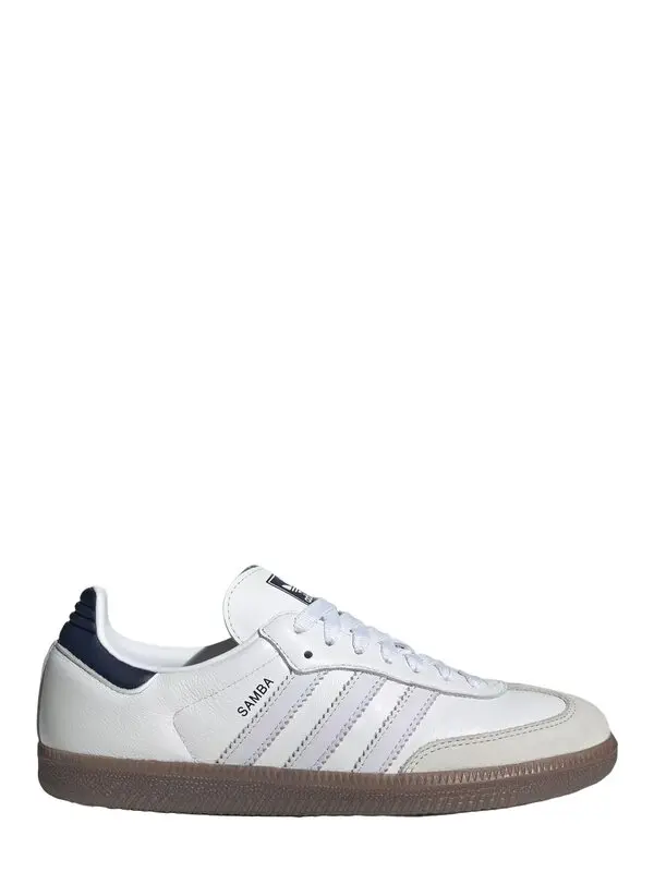 Adidas Leather Lace-up Sneakers - Bianco