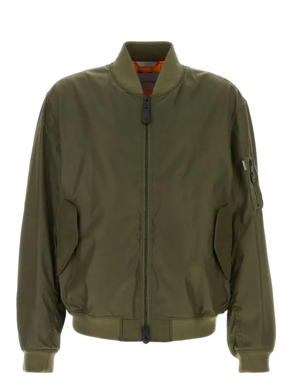 Balenciaga Zip-up Bomber Jacket - Khaki