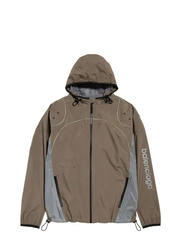 Balenciaga Techwear Zip-up Jacket - Grey
