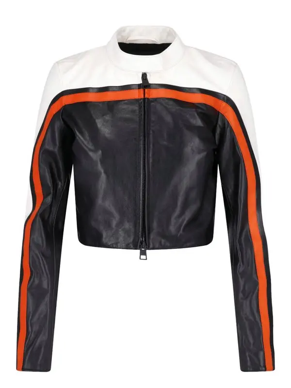 Balenciaga Multimaterial Cowhide Jacket - Multicolor