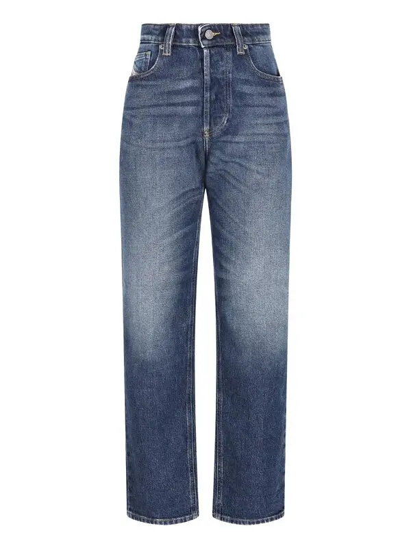 DIESEL® Front-button Five-pocket Jeans - Blu