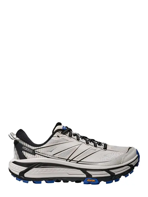 Hoka One One Lightweight Seamless Speedframe Running Sneakers With Meta-rocker And Vibram® Megagrip - Bianco