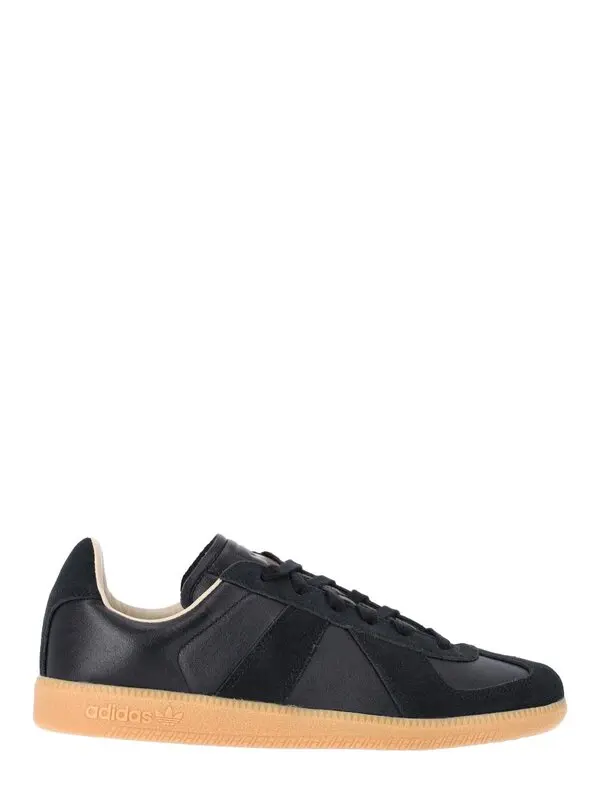 Adidas Leather And Textile Lace-up Sneakers With Rubber Sole - Black