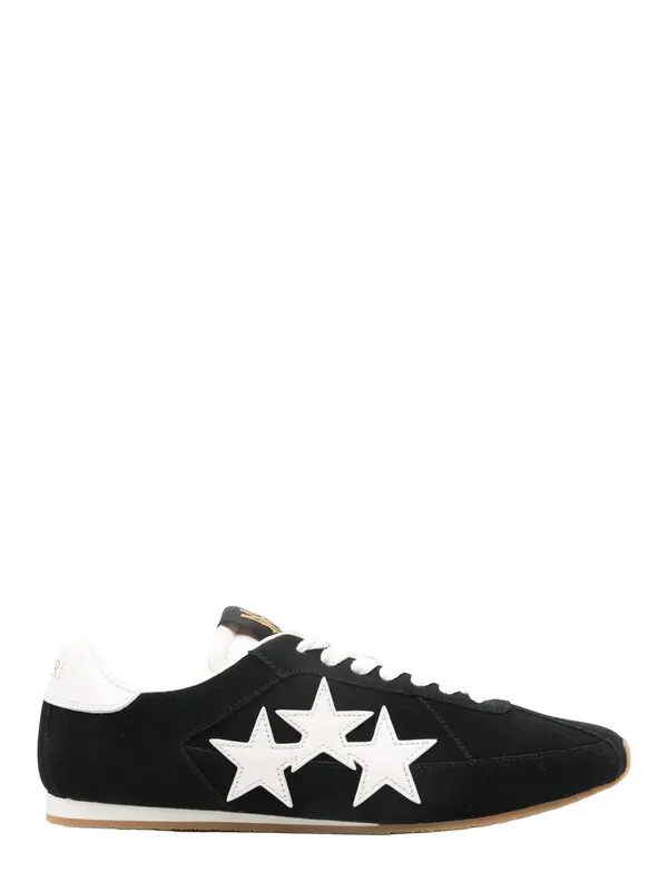 Amiri Star Detailing Leather Sneakers - Nero
