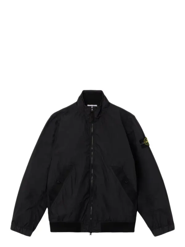 Stone Island Stand Collar Technical Jacket - Nero