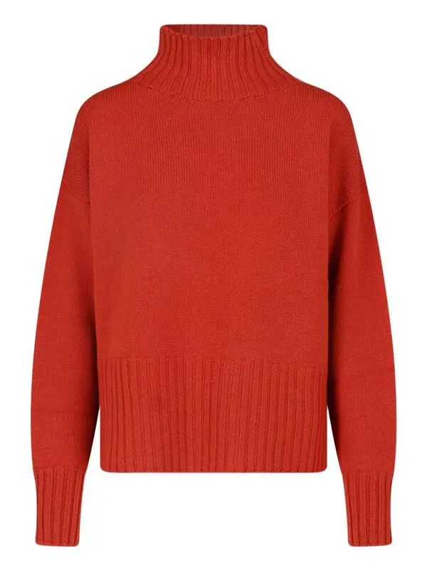 DRUMOHR Ribbed Turtleneck Sweater - Orange