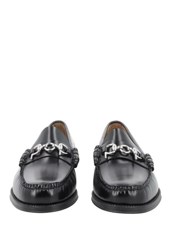 G.H. BASS & CO. Leather Horsebit Loafers - Black