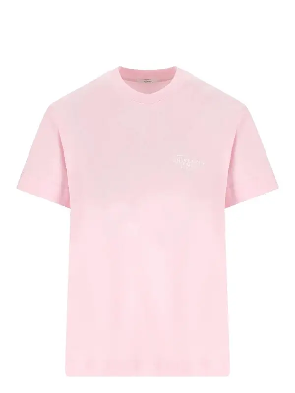 Givenchy Stamp Crewneck T-shirt - Rosa