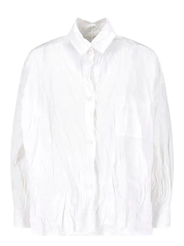 DANIELA GREGIS Oversized Button-front Shirt - White