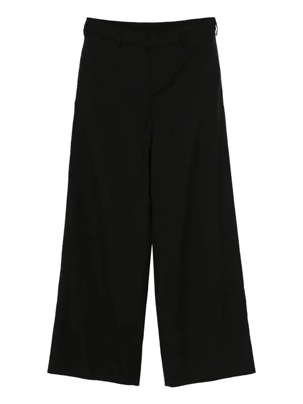 PT TORINO Soft Virgin Wool Trousers - Nero