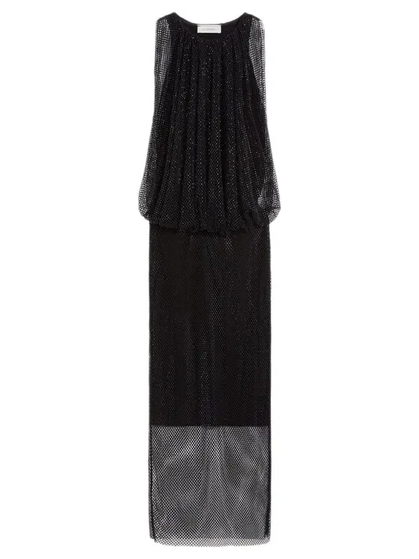 Sportmax Sleeveless Bubble-waist Dress - Nero