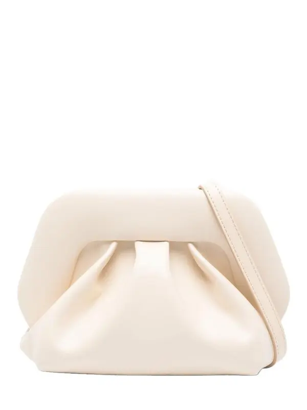 THEMOIRE 14cm Leather Shoulder Bag - Bianco