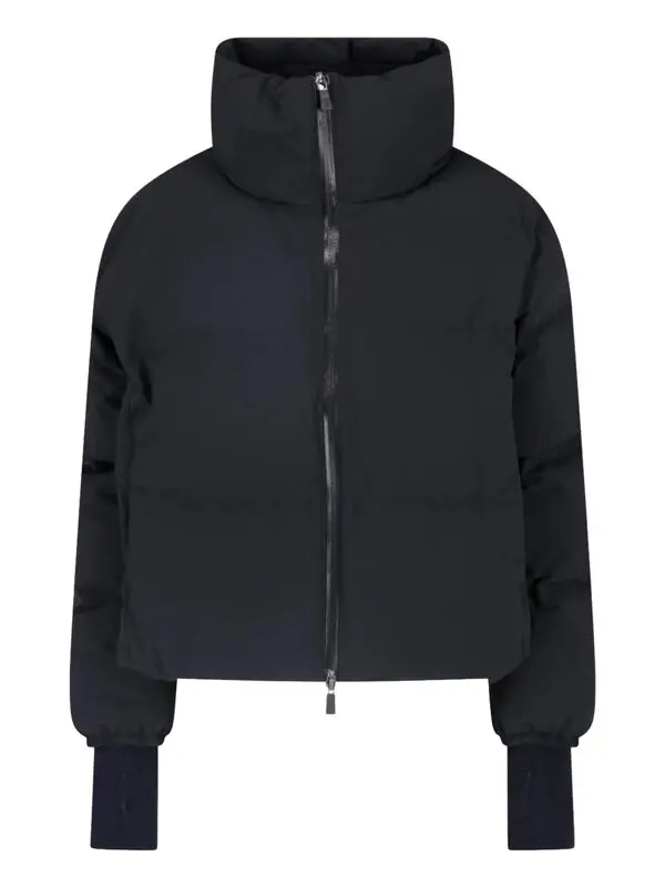 Herno Down Padded Knit-edge Jacket - Black