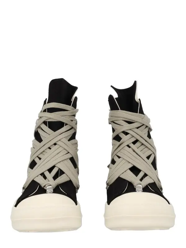 Rick Owens High-top Lace-up Sneakers - Black