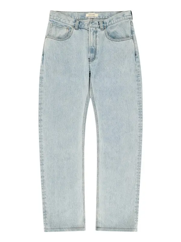 ENTIRE STUDIOS Front-button And Zip Five-pocket Jeans With Belt Loops - Blu
