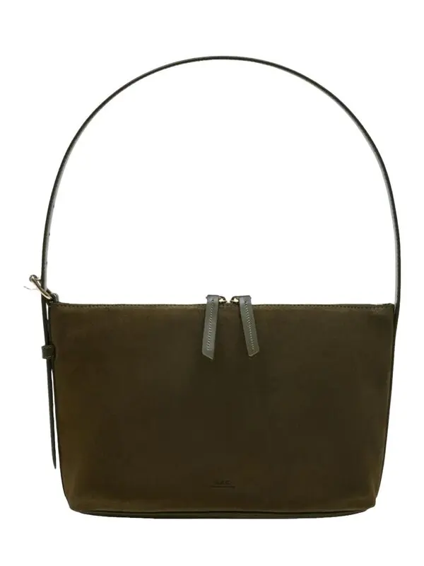 A.p.c. Leather Mini Shoulder Bag - Verde