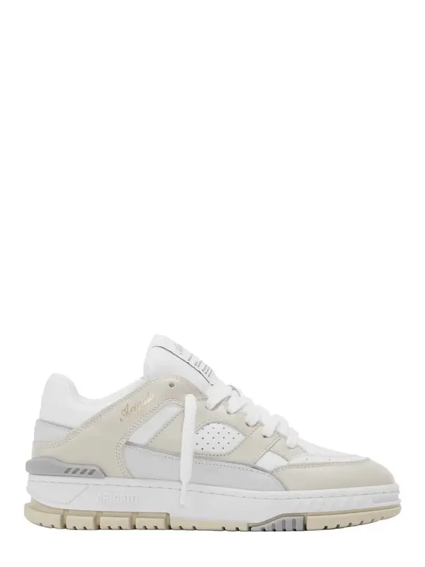 Axel Arigato Leather Sneakers With Expanded Rubber Sole - Bianco