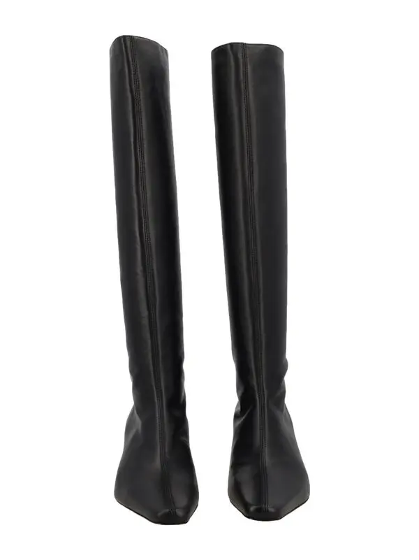 Staud Tall Leather Knee-high Boots - Black