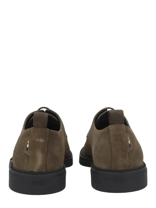 BOSS Leather Casual Sneakers - Green